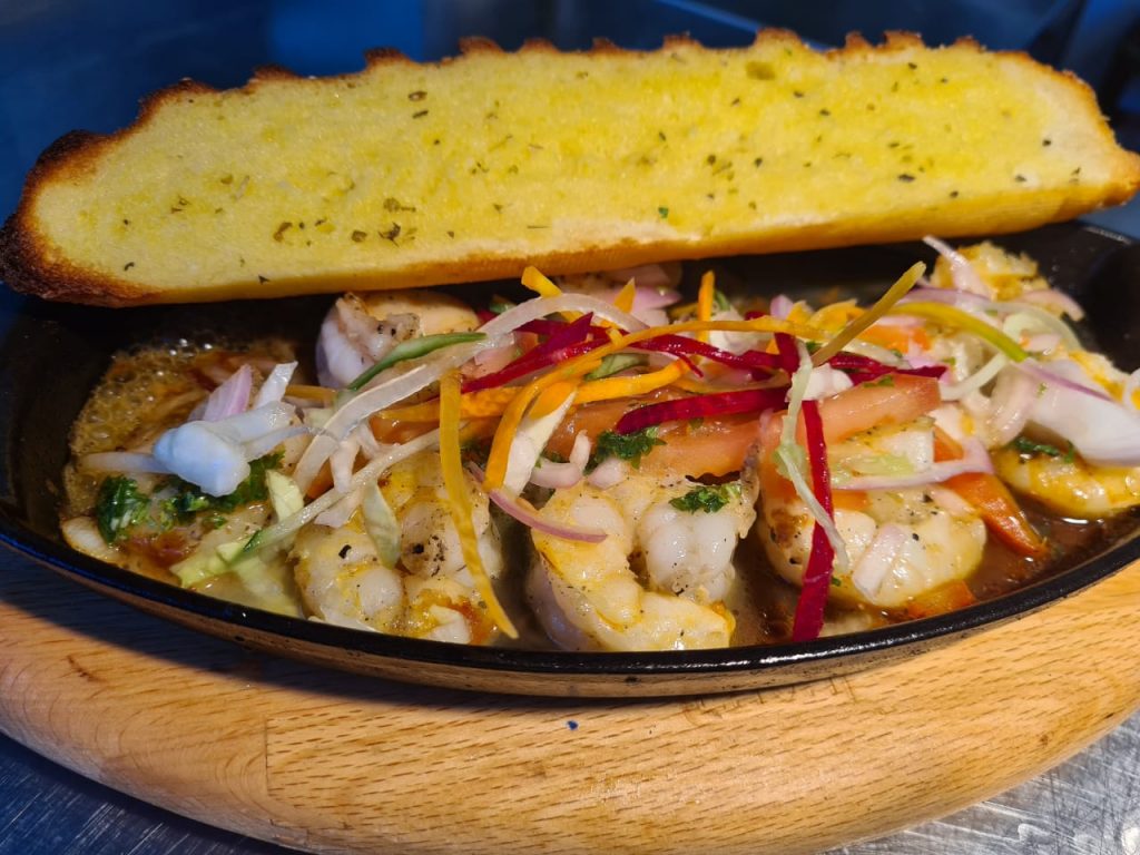 Sizzling garlic prawns - The Fishermanlounge Eshop