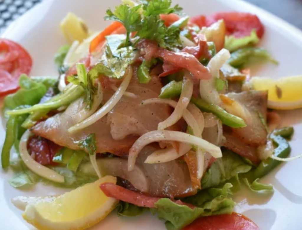 Exotic Salad with Smoked Marlin - The Fishermanlounge Eshop